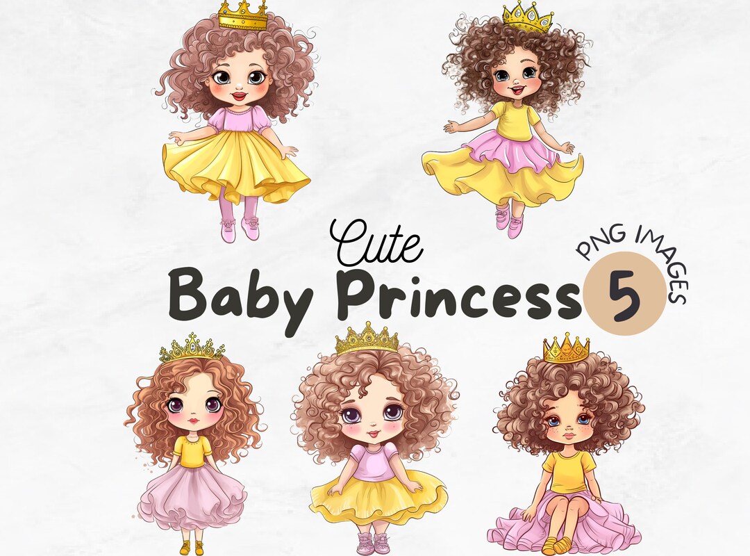 Cute Baby Princess PNG Baby Princess Clipart Cute Girl Png Cute Girl ...