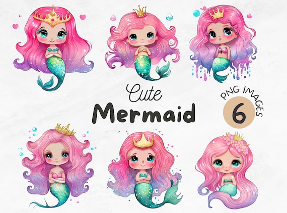Cute Mermaid For Kids