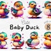 Cute Baby Duck PNG | Duck Png | Duck Clipart | Duck Designs | Kids Png ...