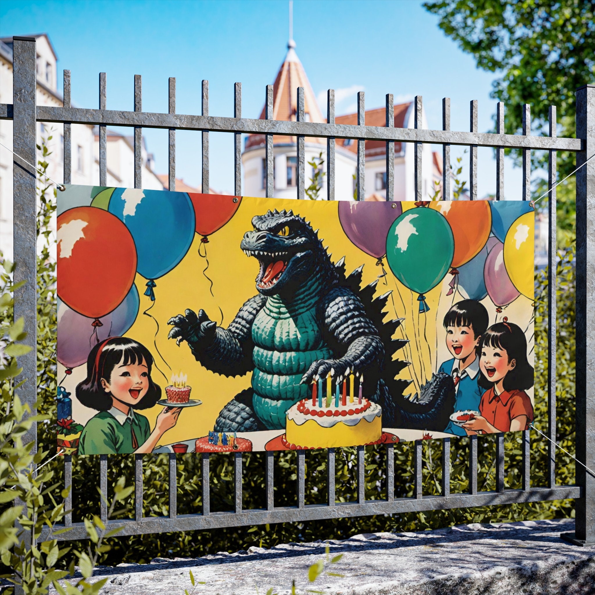 Fun Godzilla Birthday Decoration, Monster Birthday, Godzilla Party ...