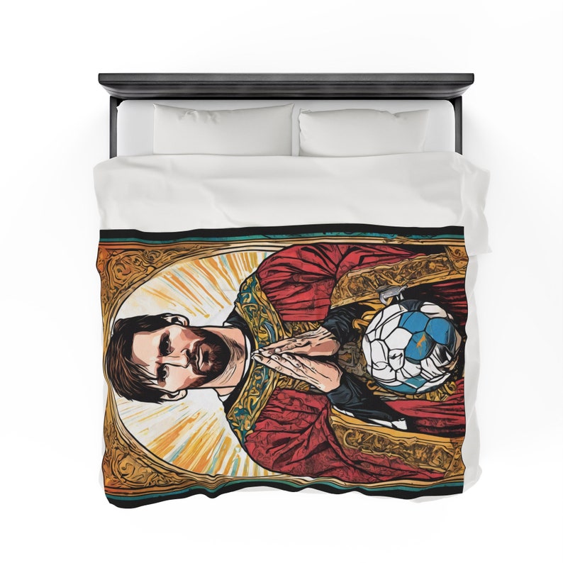 Messi Champion Soft Blanket GOAT Messi Home Decor, Celebrate Cuddle ...