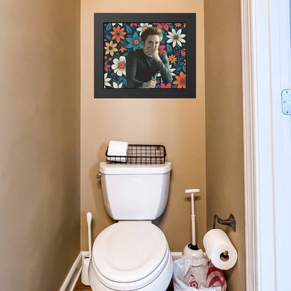 Edward Cullen Bathroom Art - Etsy