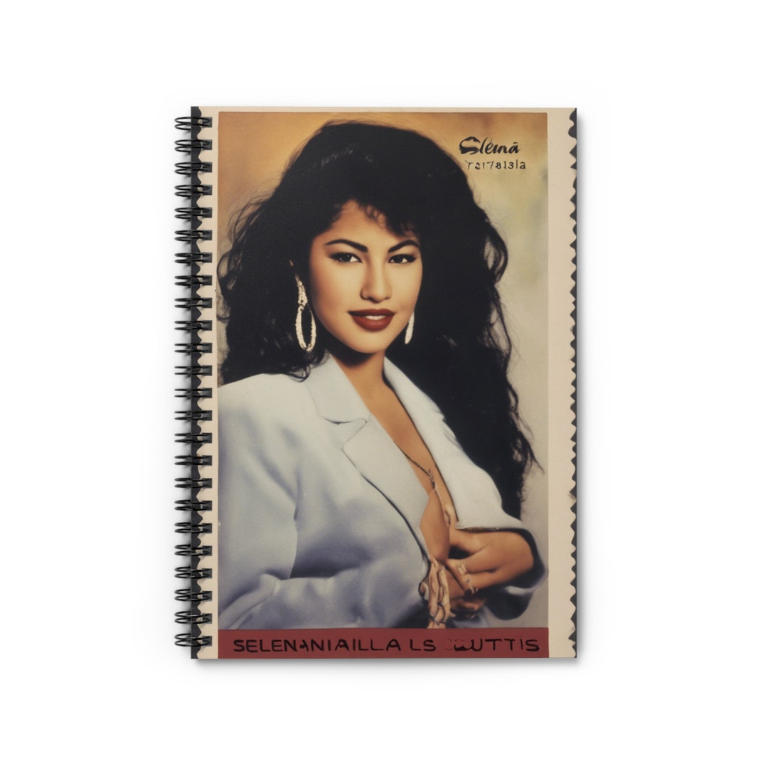 Selena Fan Art Parody Vintage Look Spiral Notebook Ruled Line, Best ...