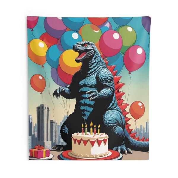 Godzilla Backdrop - Etsy