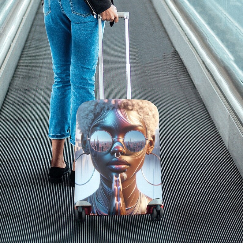 Cosmic Serenity: Radiant Reflection - Luggage Cover ONLY - Etsy