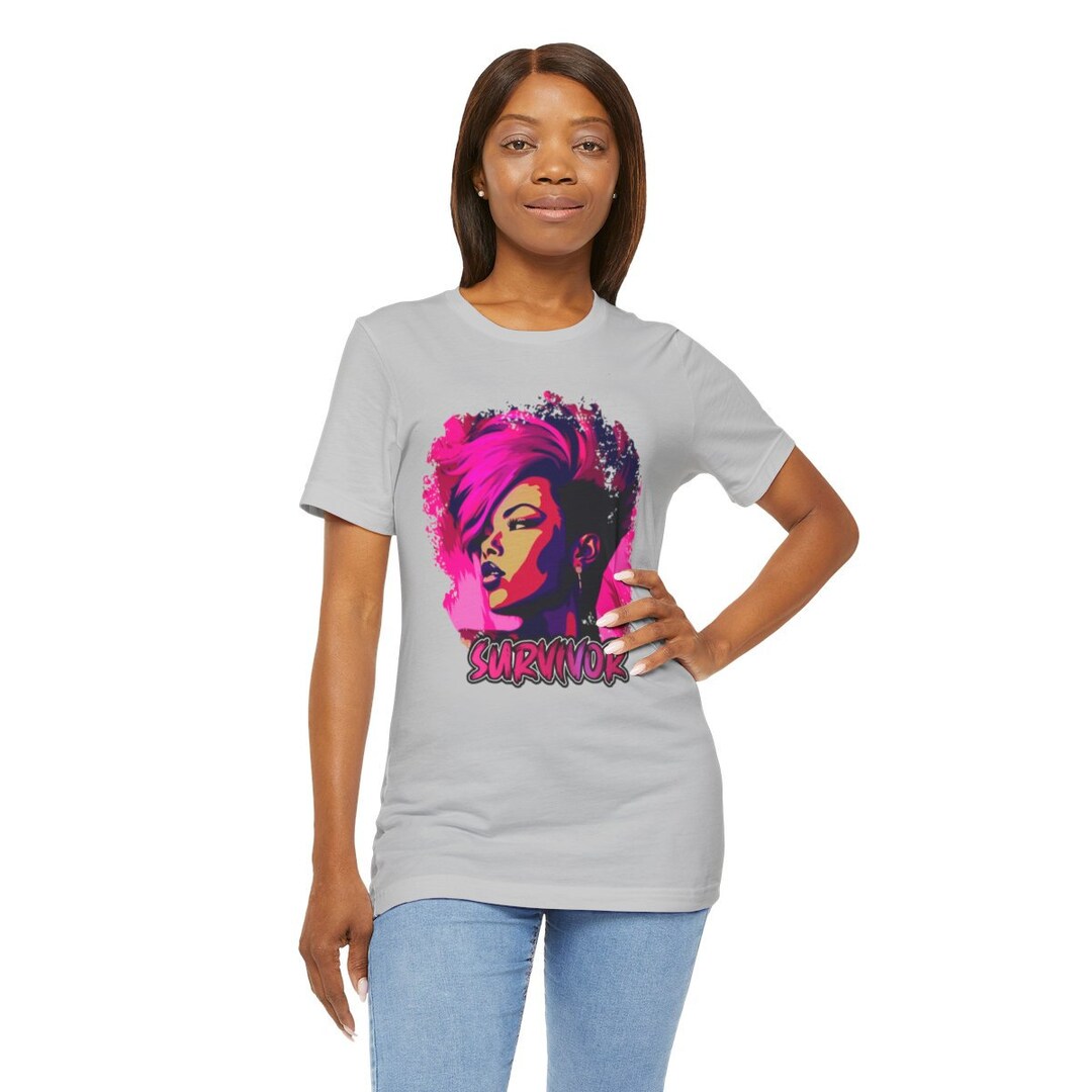 Survivor Breast Cancer Awareness T-shirt - Survivor Spirit Edition - Etsy