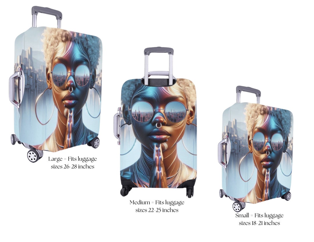 Cosmic Serenity: Radiant Reflection - Luggage Cover ONLY - Etsy