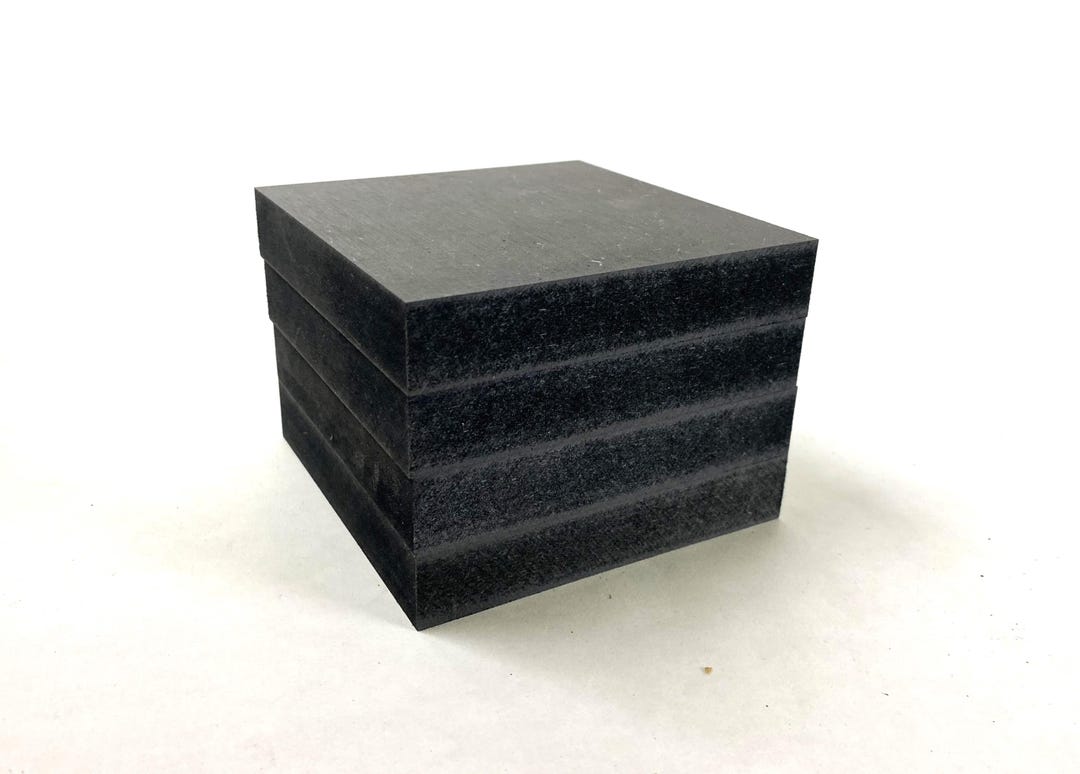 Bases for Statuette, Square Wood Plaque in Black Medium (set of 4) - Etsy