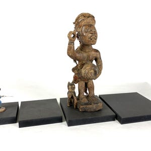 Bases for Statuette, Square Wood Plaque in Black Medium (set of 4) - Etsy