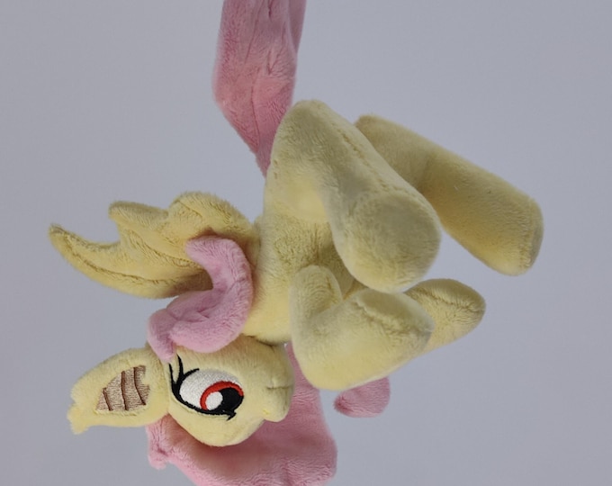 A Handmade 7" Sitting MLP Flutterbat Pony Plushie(my Little Pony Plush ...