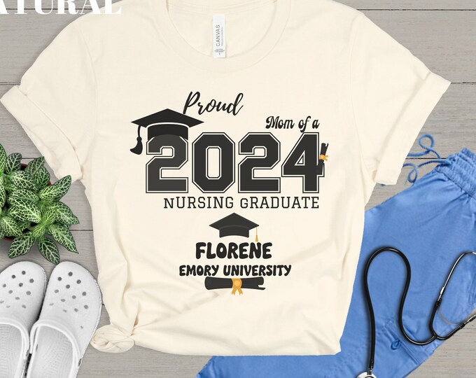 Personalized Graduation Family Matching Shirts, Custom Photo 2024 ...