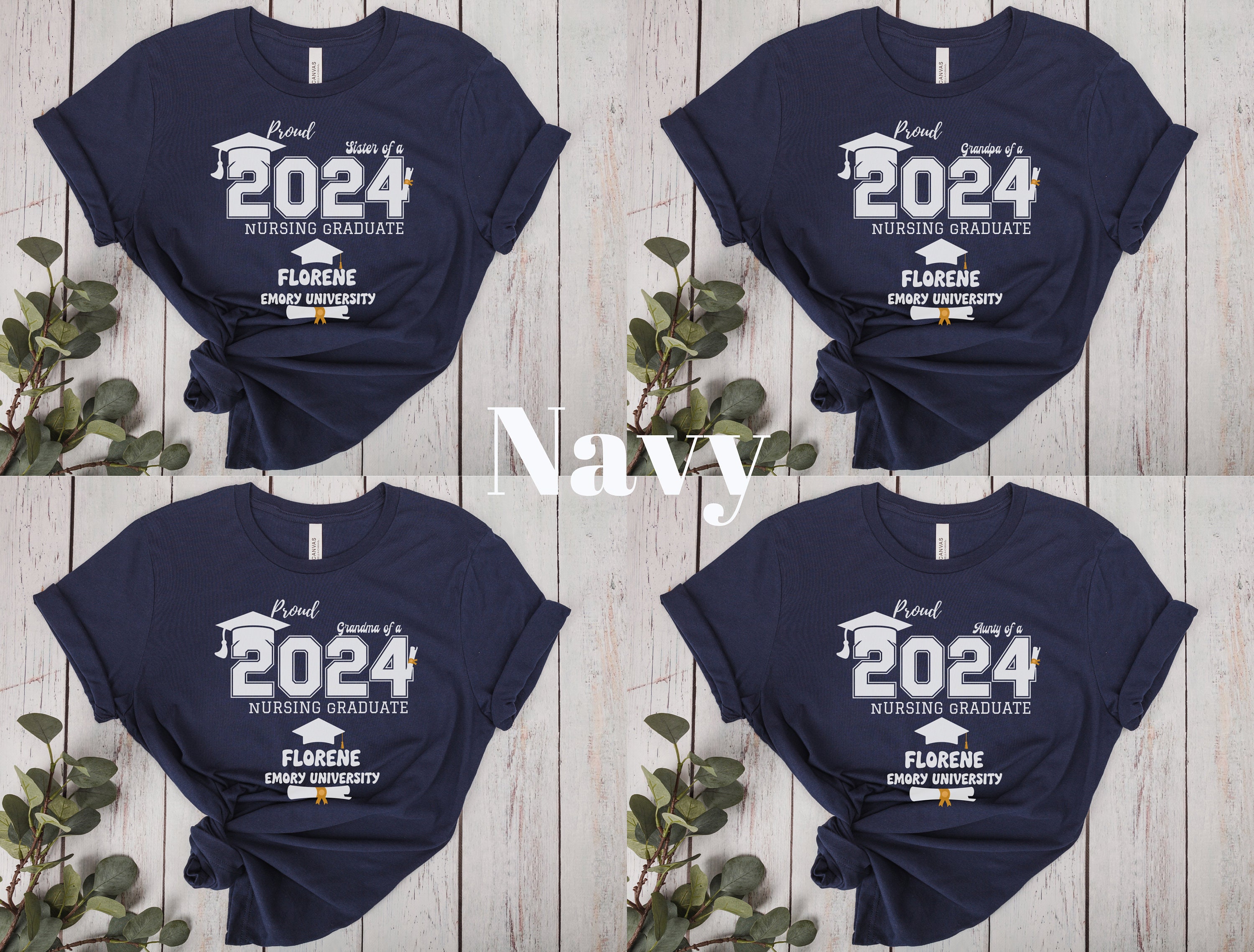 Custom Proud Family Shirt, Proud Mom of a 2024 Graduate Shirts ...