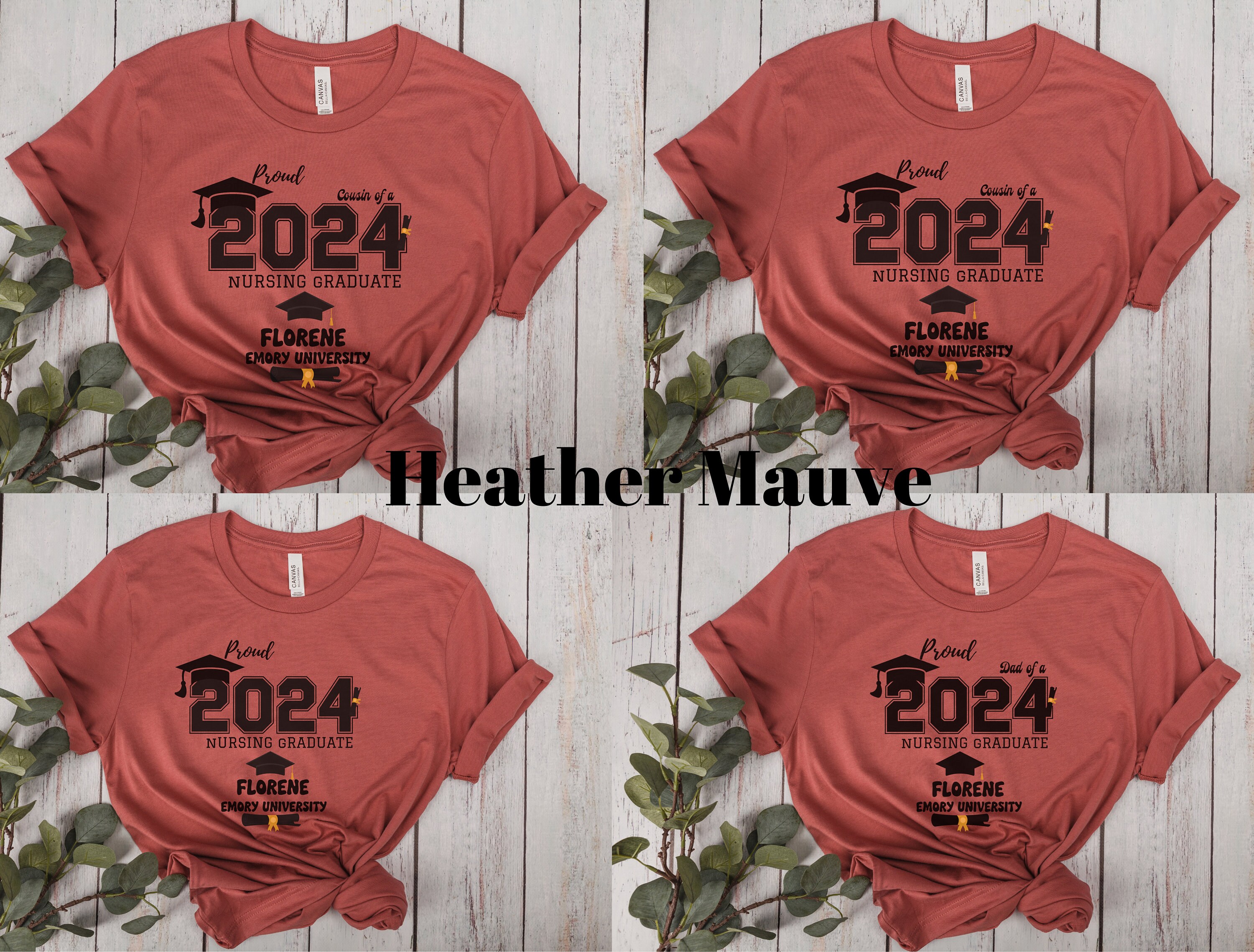 Custom Proud Family Shirt, Proud Mom of a 2024 Graduate Shirts ...