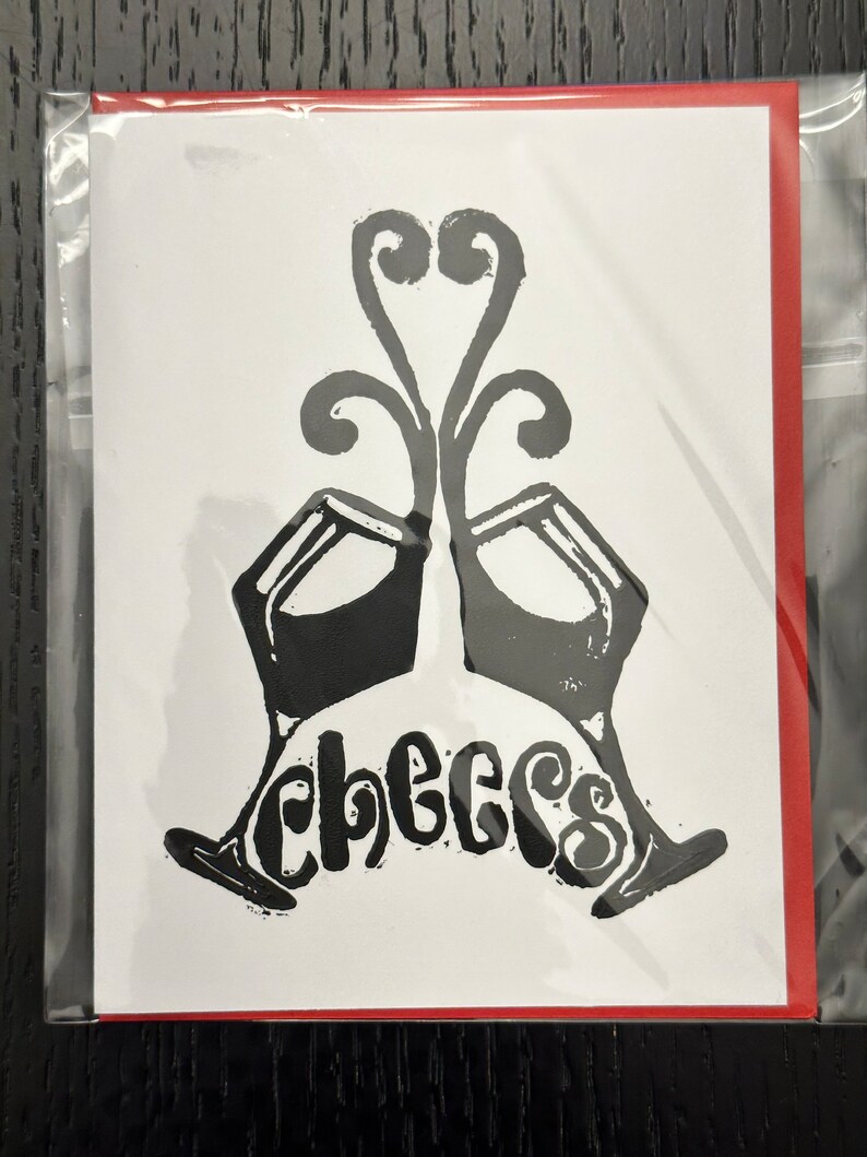 Cheers! - Greeting Card - Etsy
