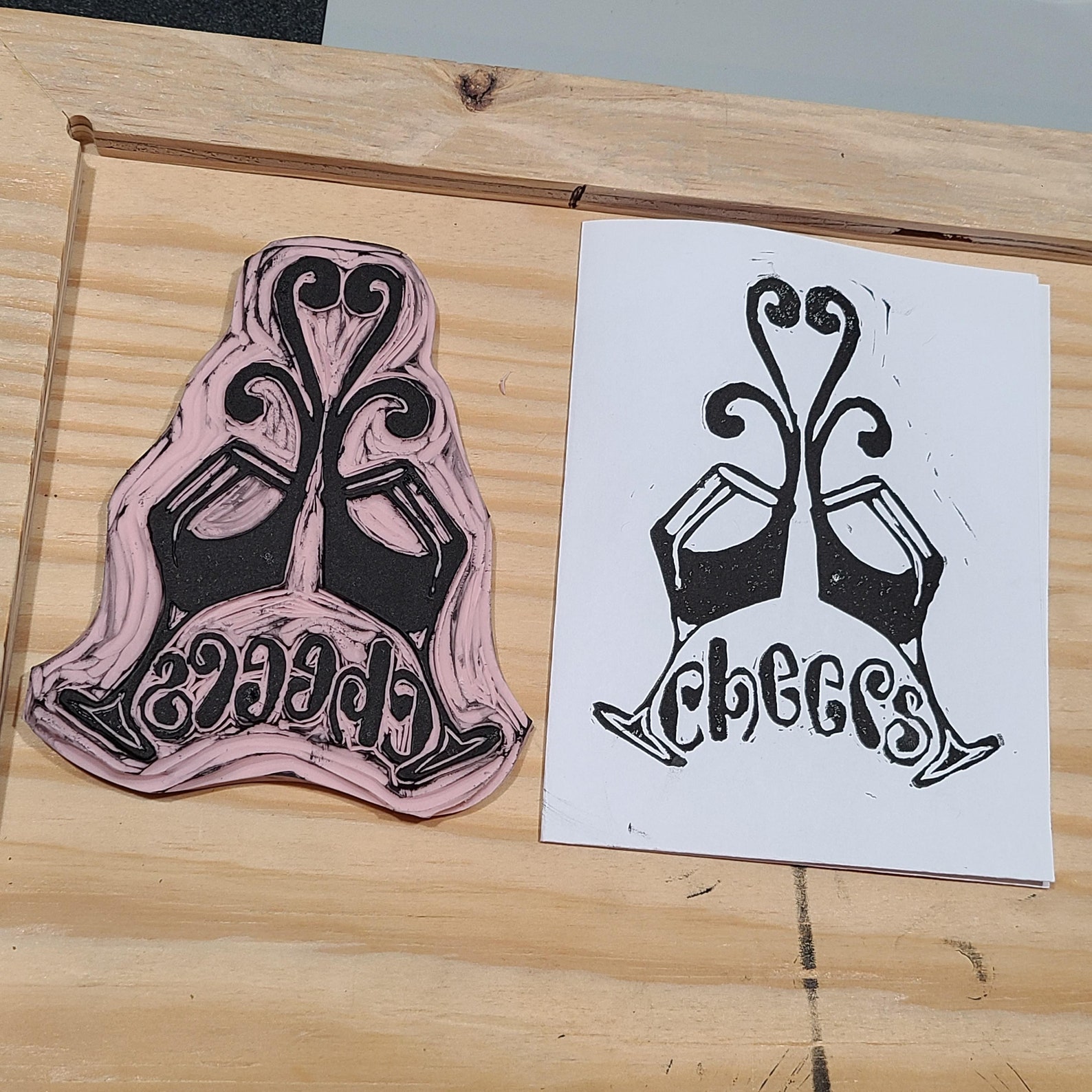 Cheers! - Greeting Card - Etsy