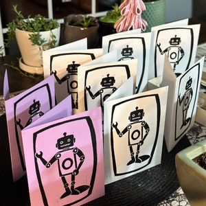 Robot Heart - Greeting Cards - Etsy