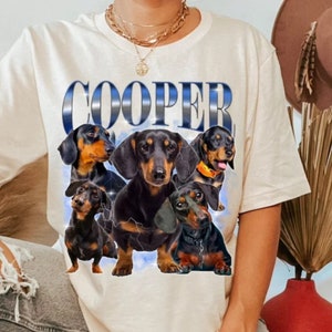 Custom Retro Dog Bootleg Shirt, Dog Bootleg Retro 90's Tee, Custom Pet ...