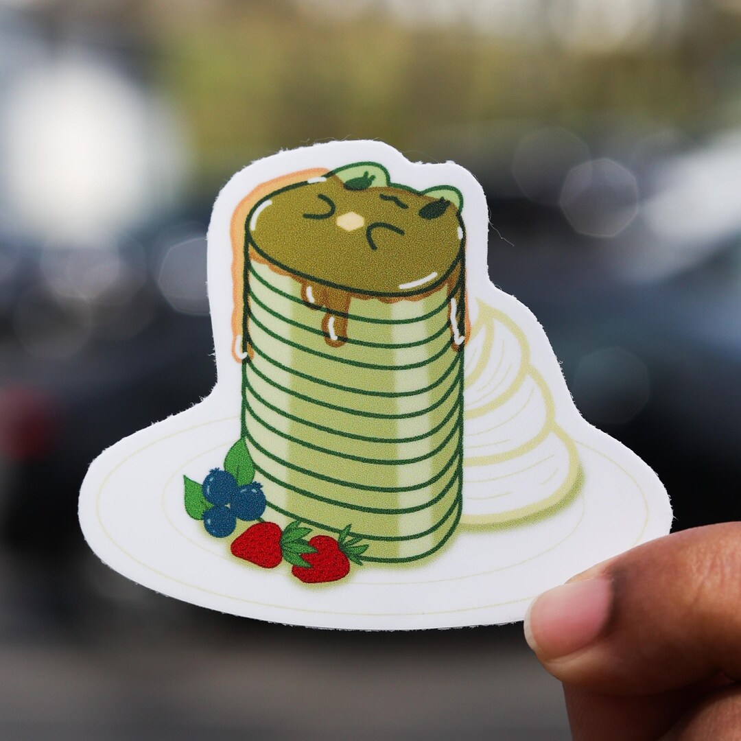 Animal Pancake Stickers (weatherproof Vinyl) - Etsy