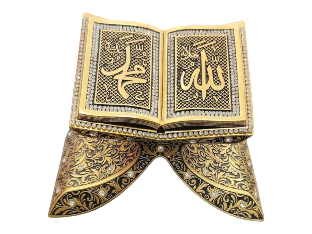 Quran Lectern Figurine, Table Decoration Islamic Accessory Müslim ...