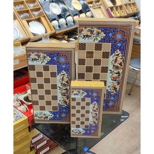 Handmade Wooden Backgammon Set, Turkish Backgammon Set, Wooden Chess ...