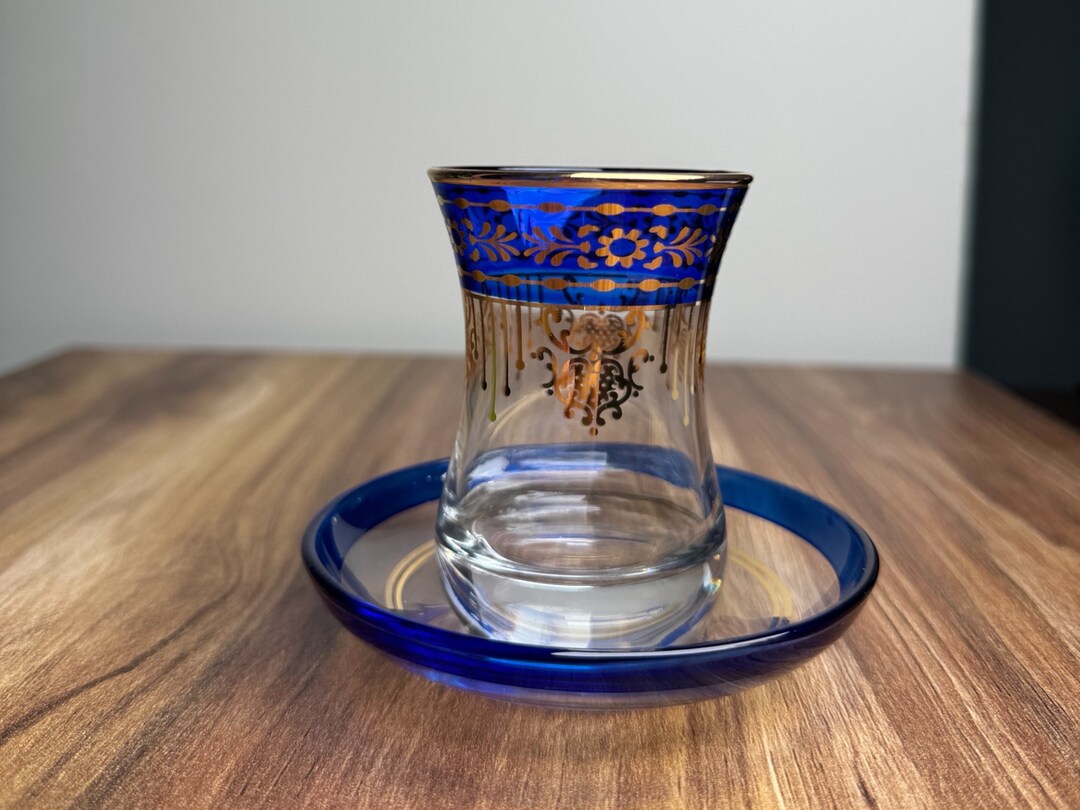 Turkish Tea Set Turkish Tea Cups Handmade Tea Glasses With - Etsy