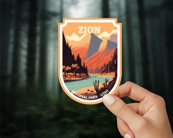 Zion National Park Sticker - Etsy