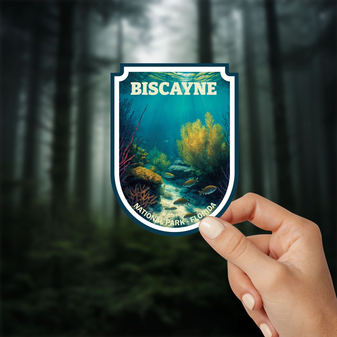 Biscayne Florida Sticker National Park Explorer Travel Gift Laptop ...
