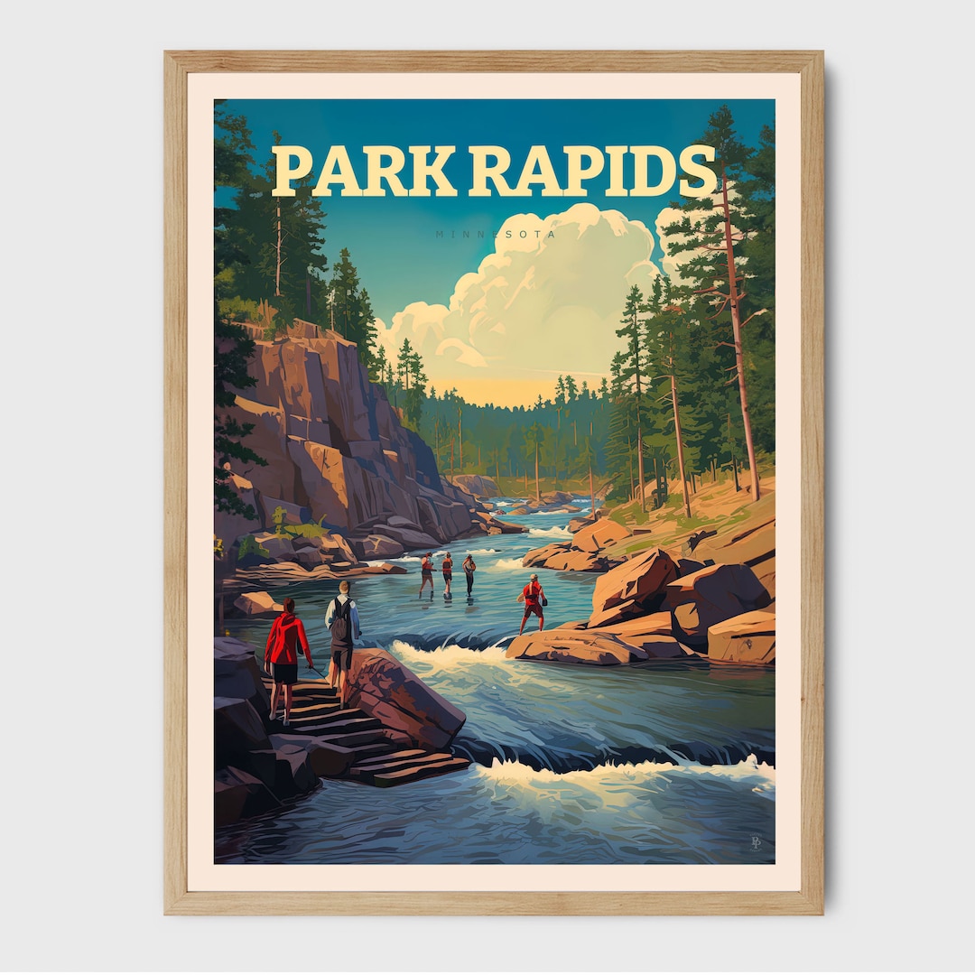 Park Rapids State Park Print Outdoor Wall Art Travel Print Living Room ...