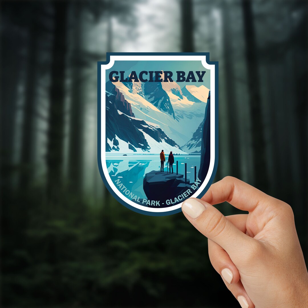 Glacier Bay Alaska Sticker National Park Travel Gift Outdoor Explorer ...