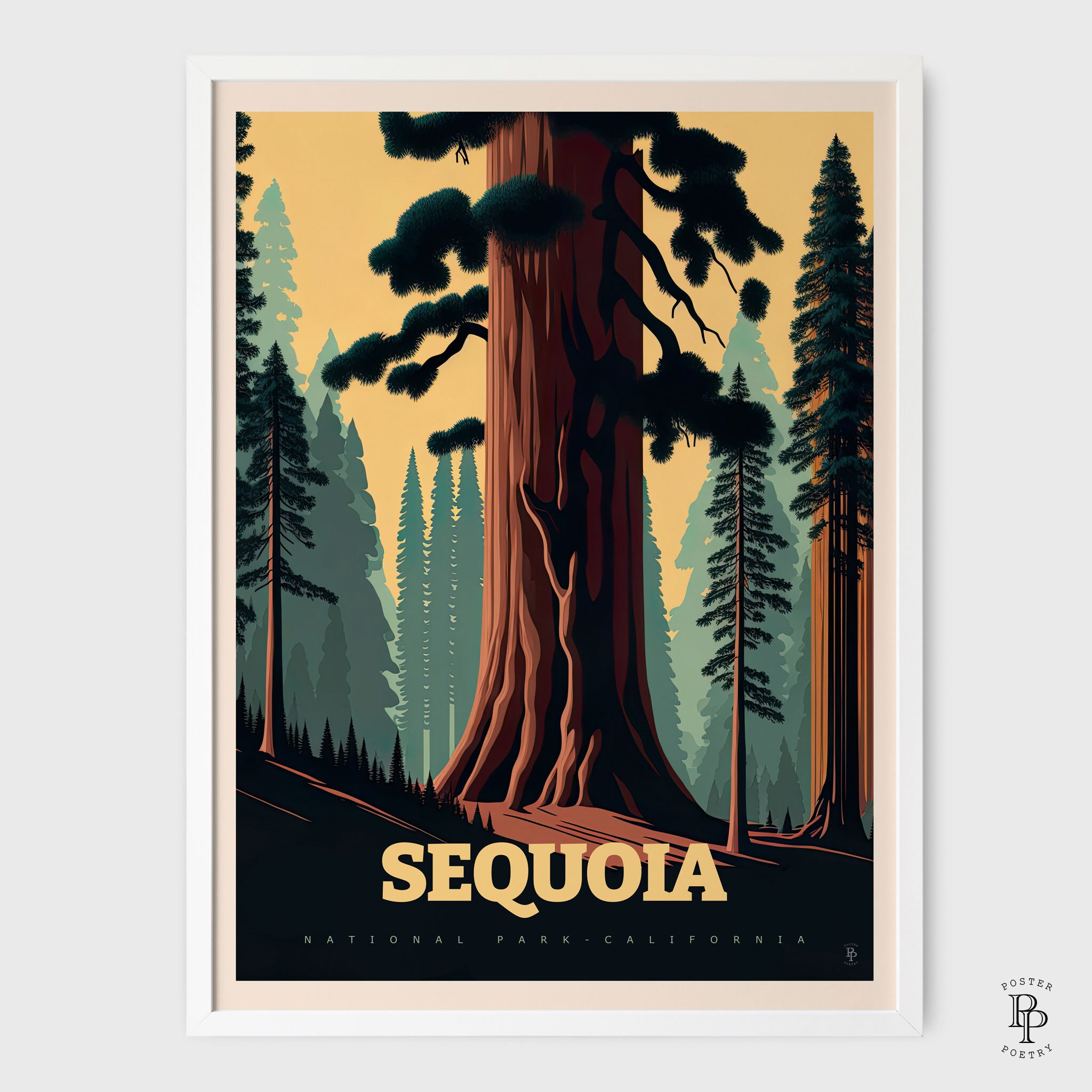 SEQUOIA National Park Poster Print Decorative Poster - Etsy