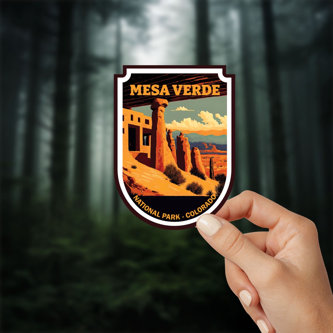 Mesa Verde National Park Sticker, Colorado Explorer - Etsy