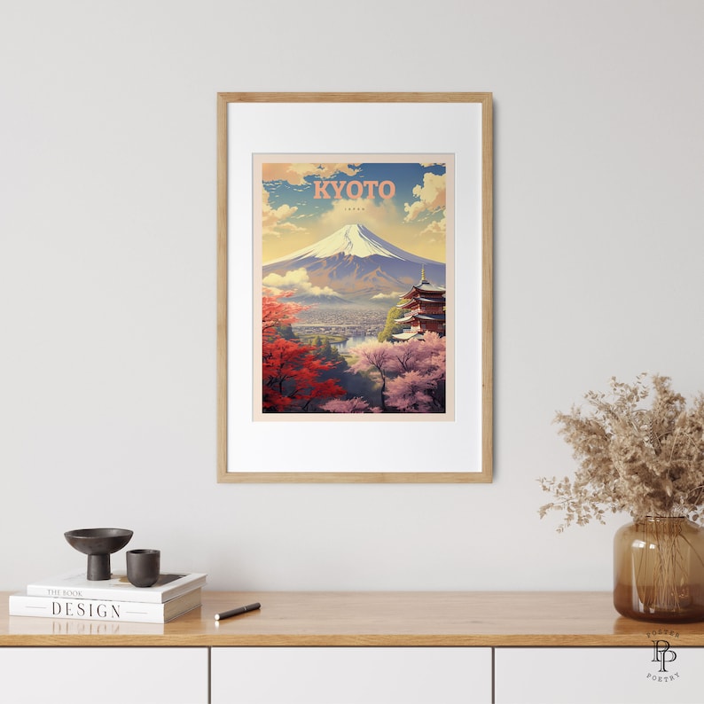 Kyoto Japan Travel Print Wall Decor Kyoto Poster Kyoto Art Print Kyoto ...
