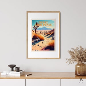 Great Sand Dunes National Park Poster Digital Print Vintage - Travel ...