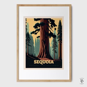SEQUOIA National Park Poster Print - Decorative Poster - National Park ...
