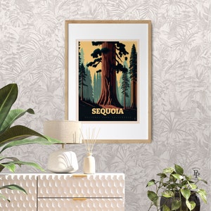 SEQUOIA National Park Poster Print - Decorative Poster - National Park ...