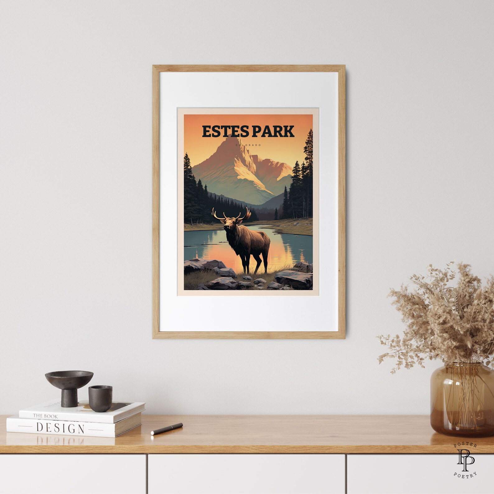 Estes Park Colorado Vintage National Park Poster Print Retro Gift for ...