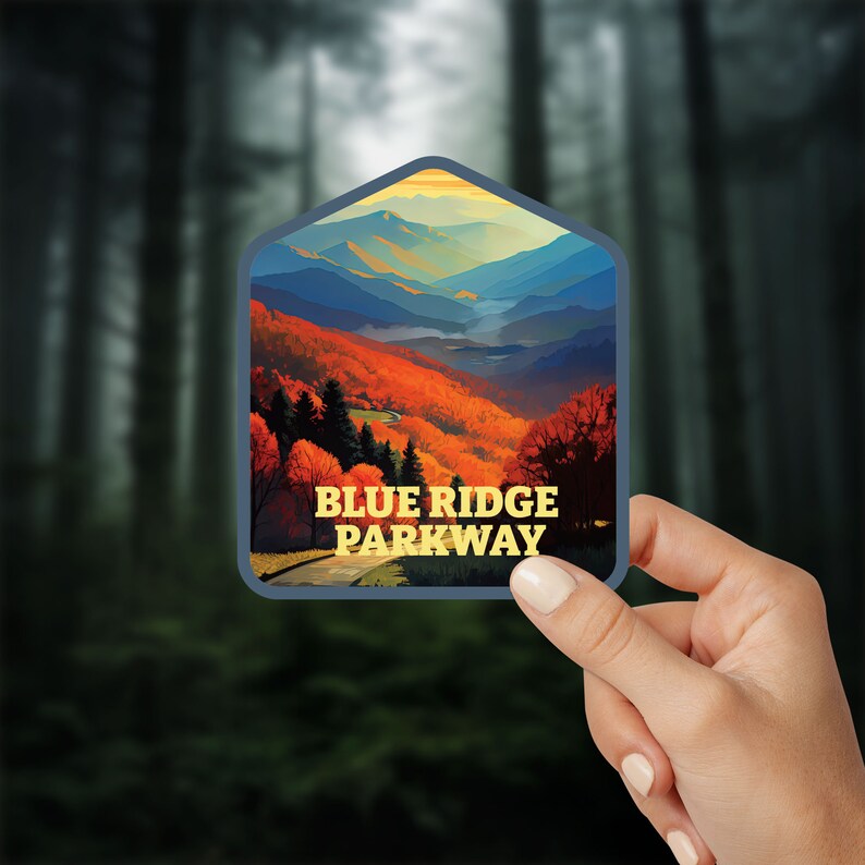 Blue Ridge Parkway Sticker National Park Appalachian Wanderlust ...