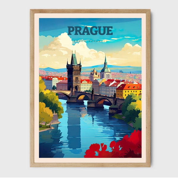 Prague Poster - Etsy