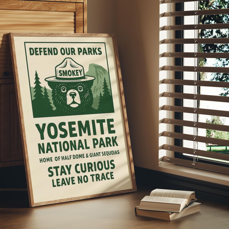 Smokey Bear Poster - Etsy