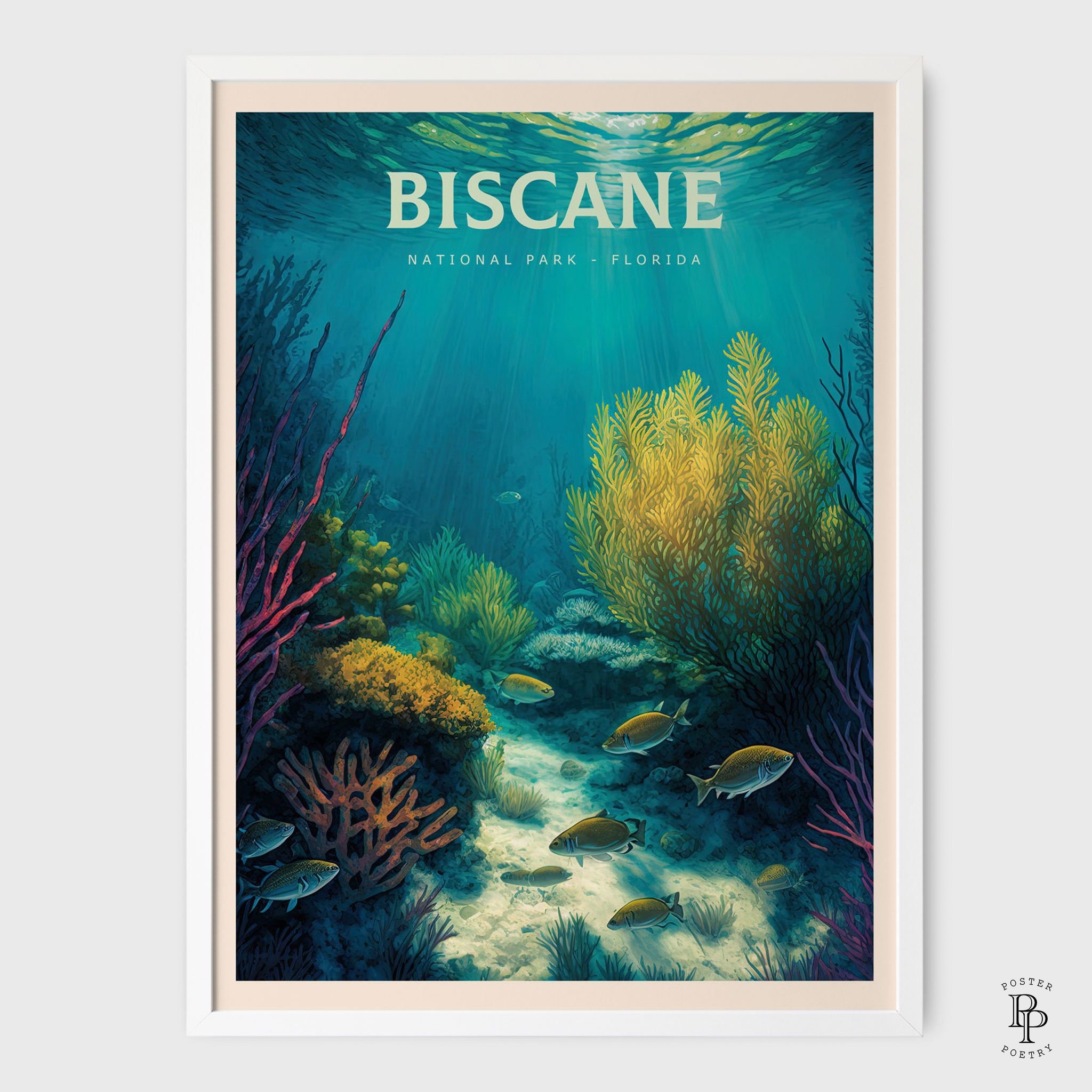 Biscayne National Park Poster Print - Travel Memory Gift - Etsy