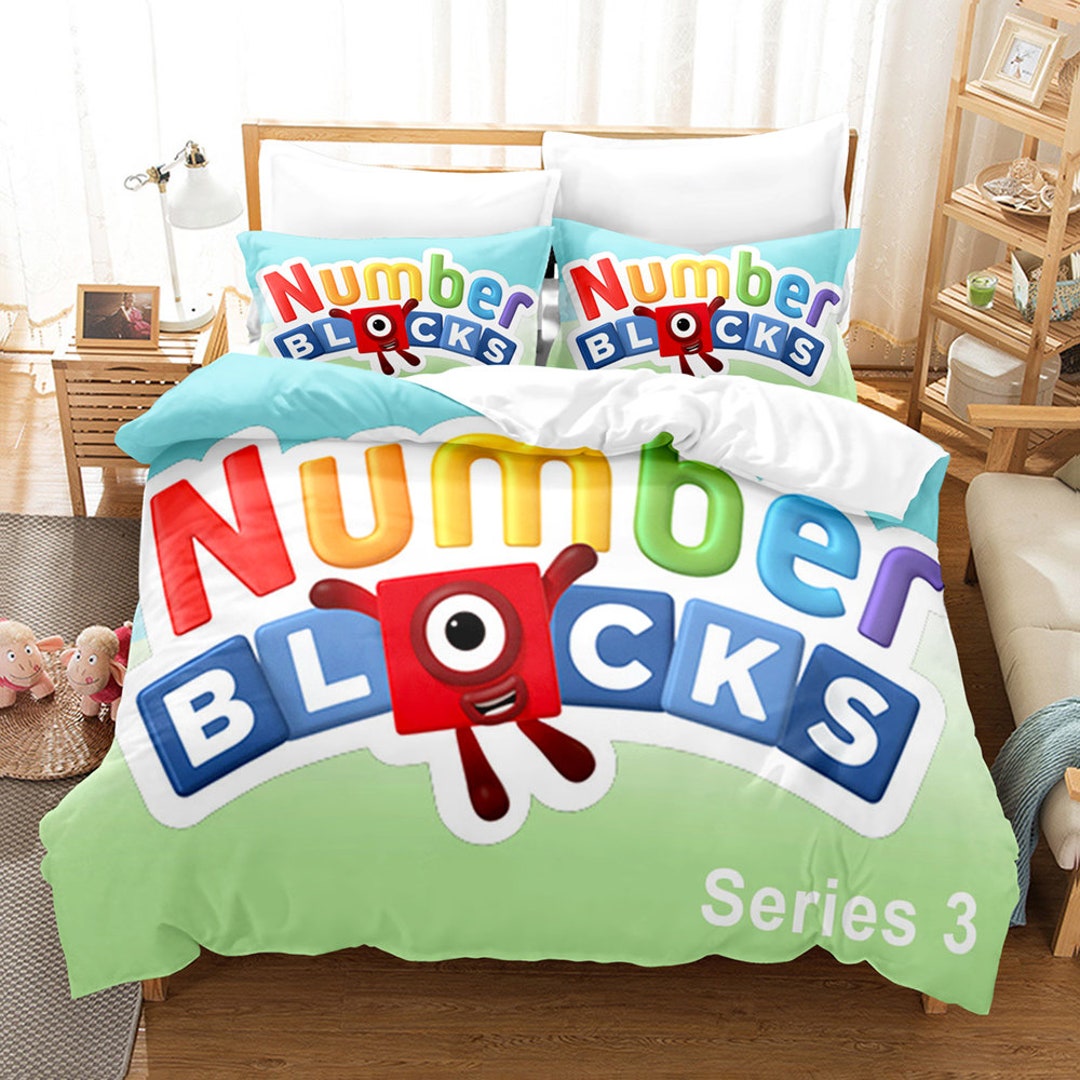 Numberblocks Bedding Set for Boys Home Decor Twin Queen King - Etsy