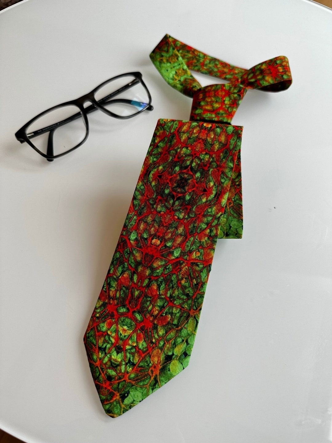 Confocal Microscopy Science Pattern Tie - Etsy