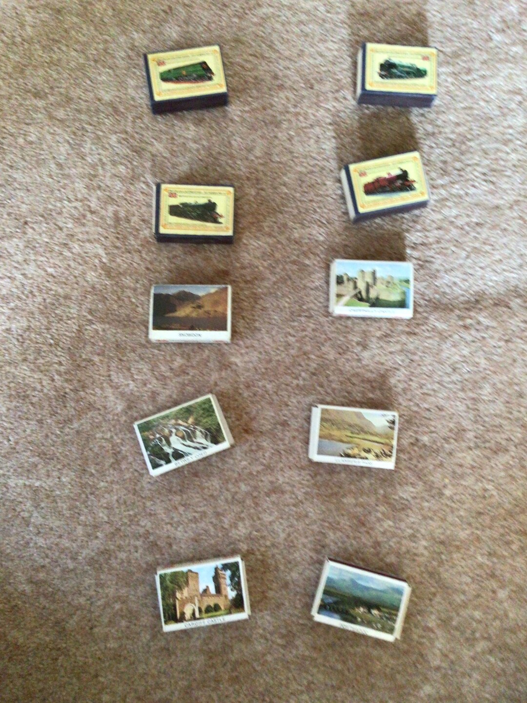 Set of 10 Empty Vintage Rare Matchboxes: Matchbox View of Wales and 100 ...