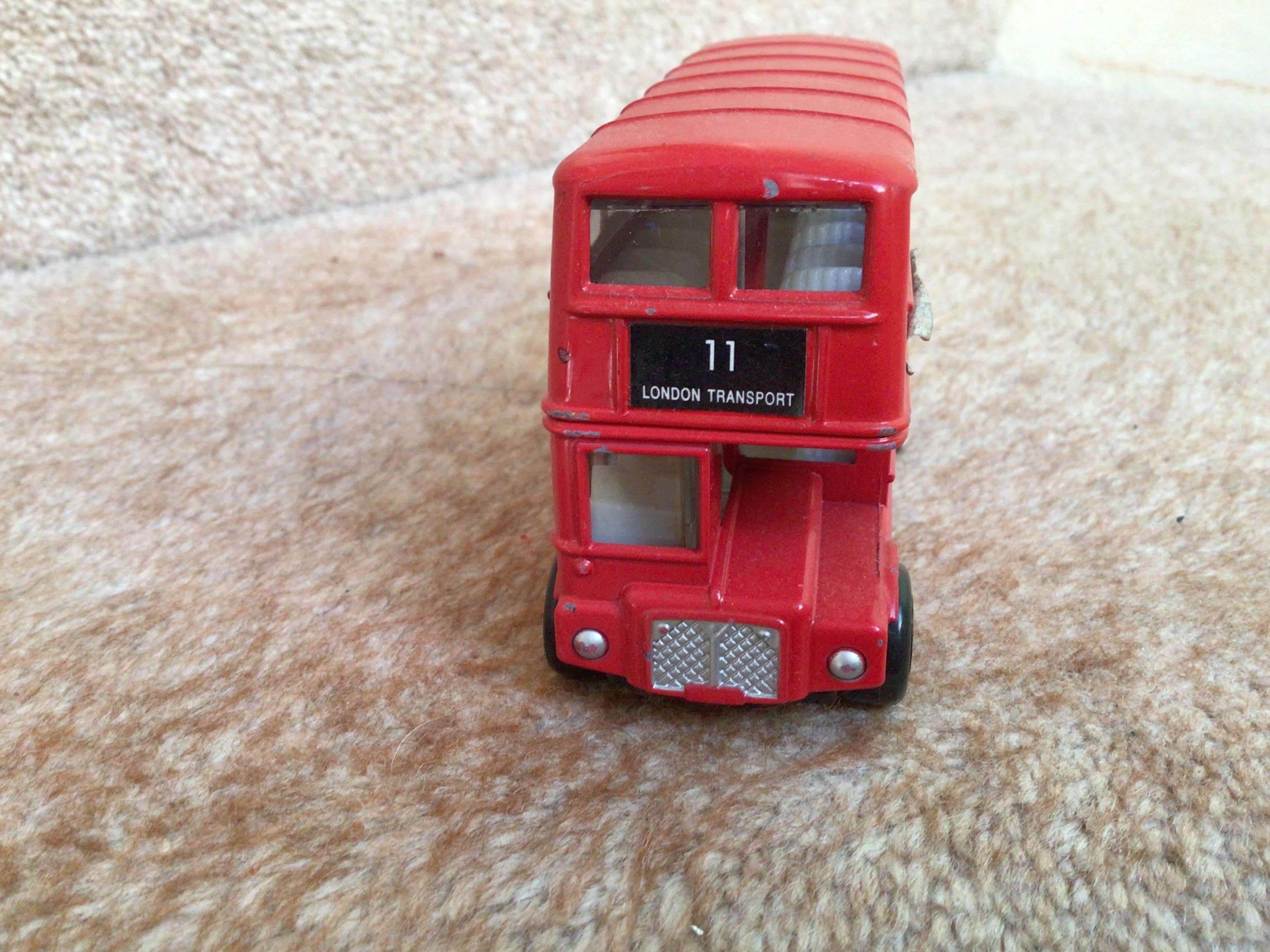 Vintage London Bus Toy - Etsy