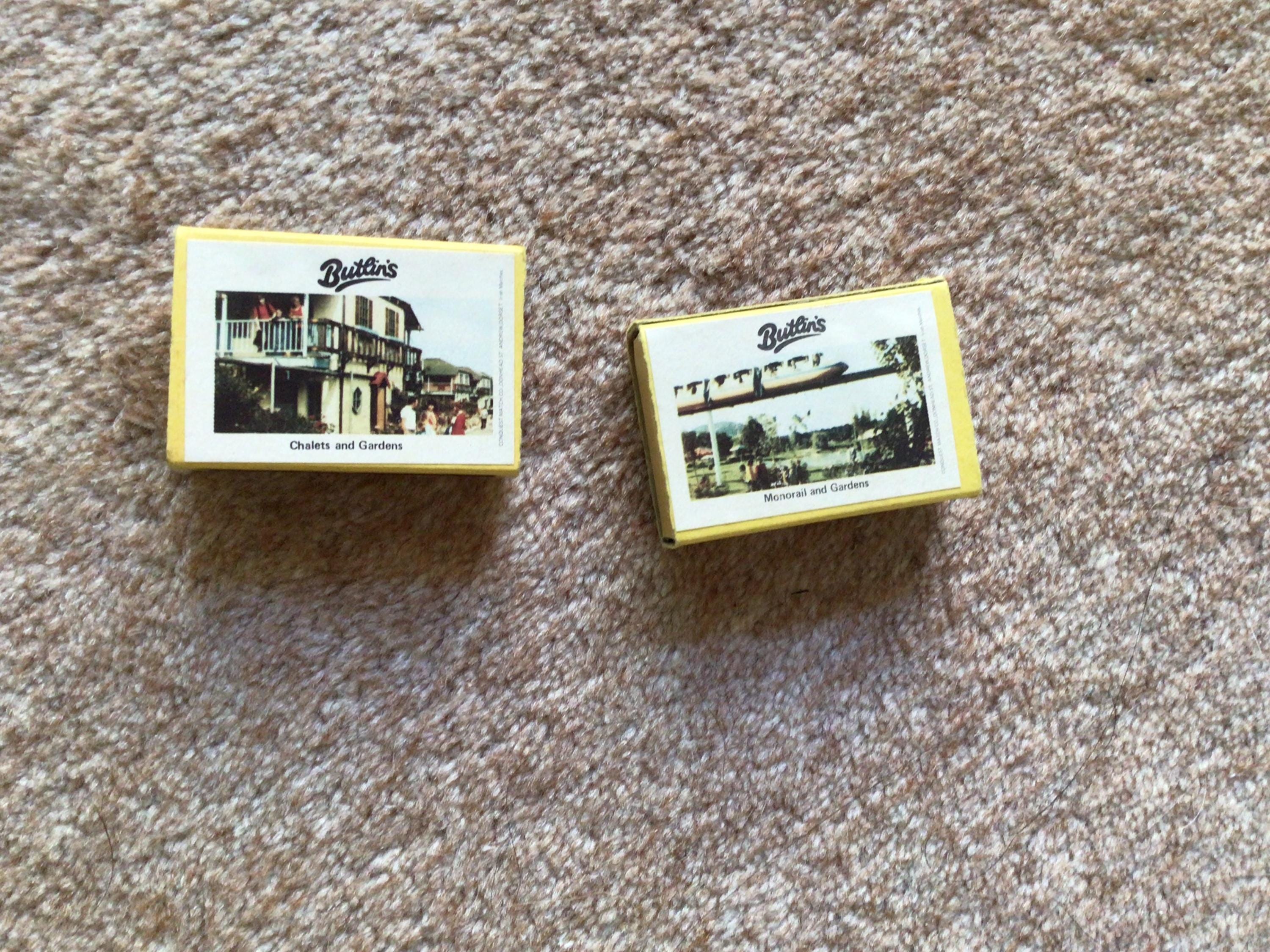 Set of 10 Empty Rare Vintage Matchboxes: Butlins - Etsy