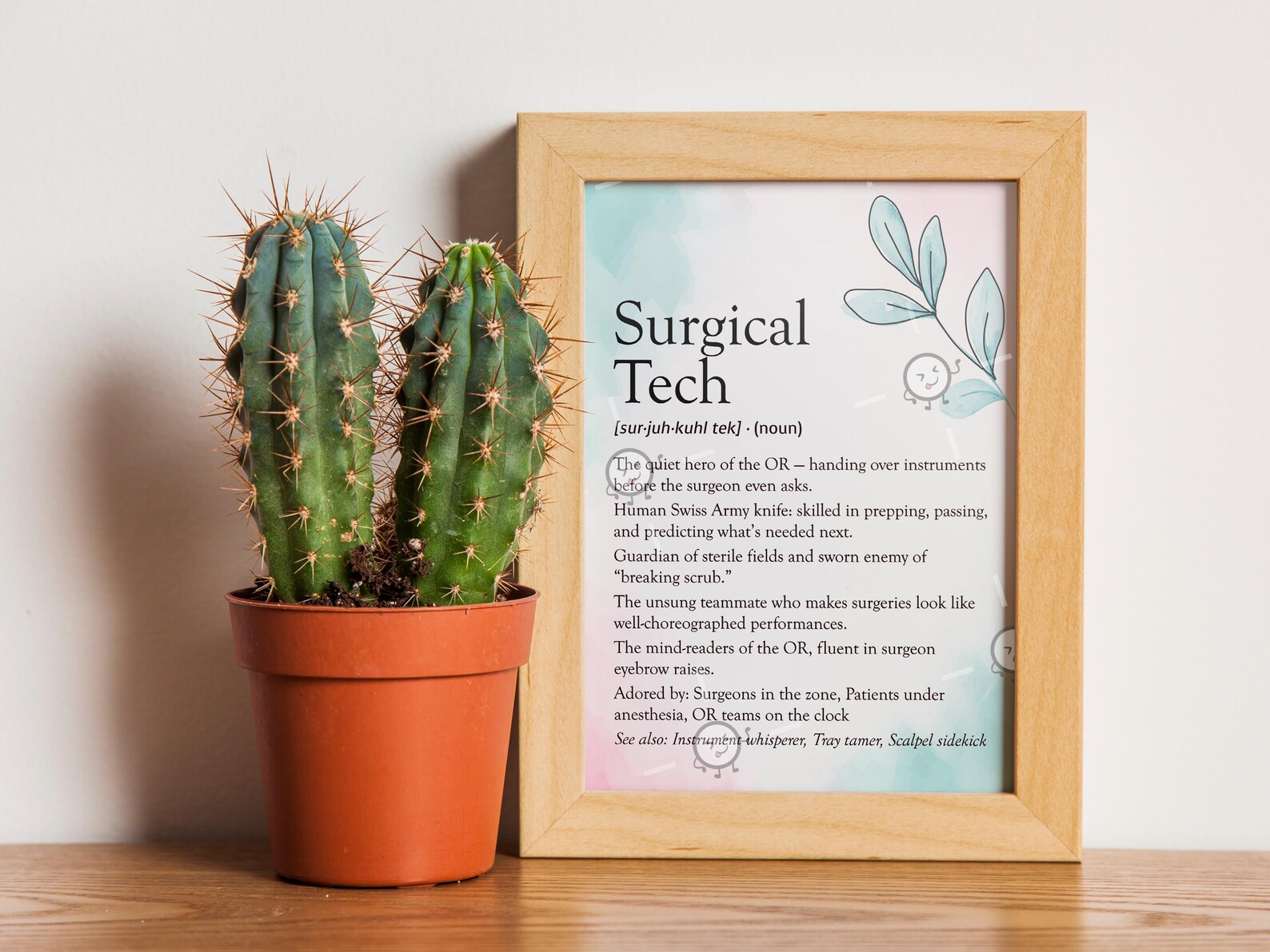 Surgical Tech Gift for Surgical Tech Week Gift, Printable Surgical Tech ...