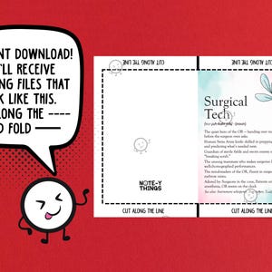 Surgical Tech Gift for Surgical Tech Week Gift, Printable Surgical Tech ...