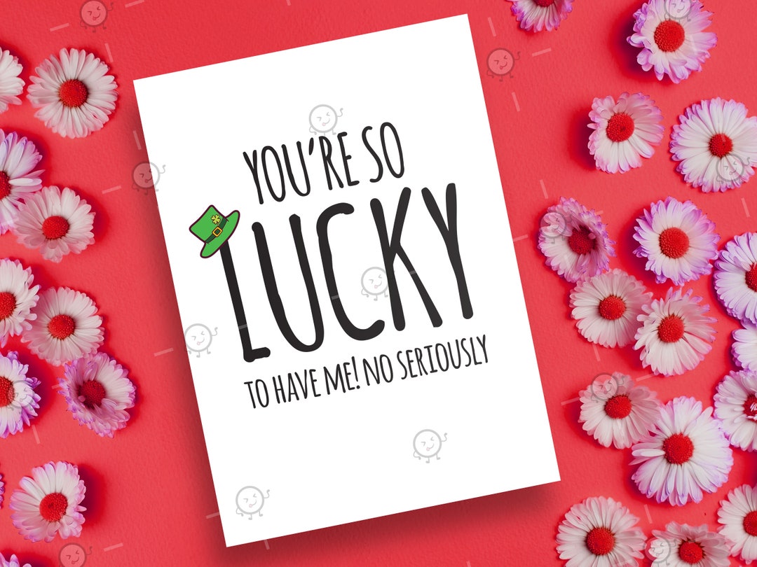 Printable St. Patrick's Day Card, Rude Irish Greeting Card, Funny ...