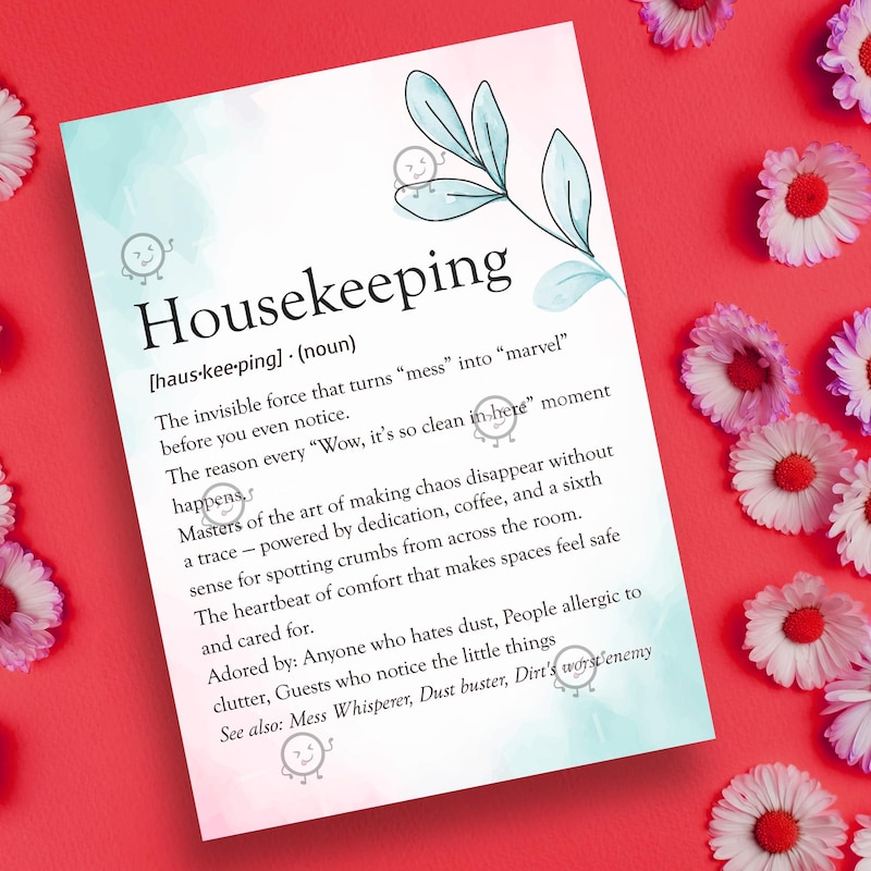 Housekeeping Week Posters - Etsy