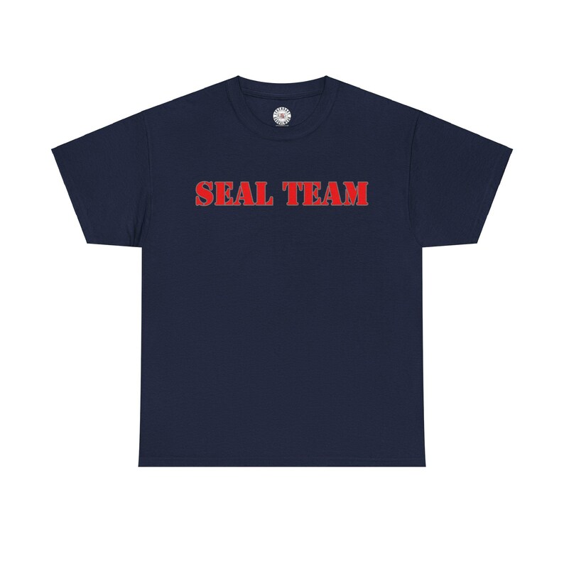 Seal Team US Navy Frogmen T-shirt, Unisex Tee for Military Enthusiasts, Heavy Cotton Shirt, US ...